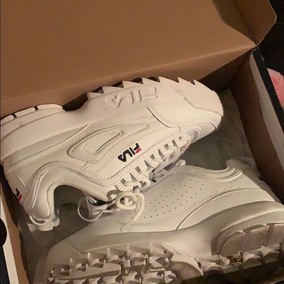 Fila | Shoes | White Filas | Poshmark